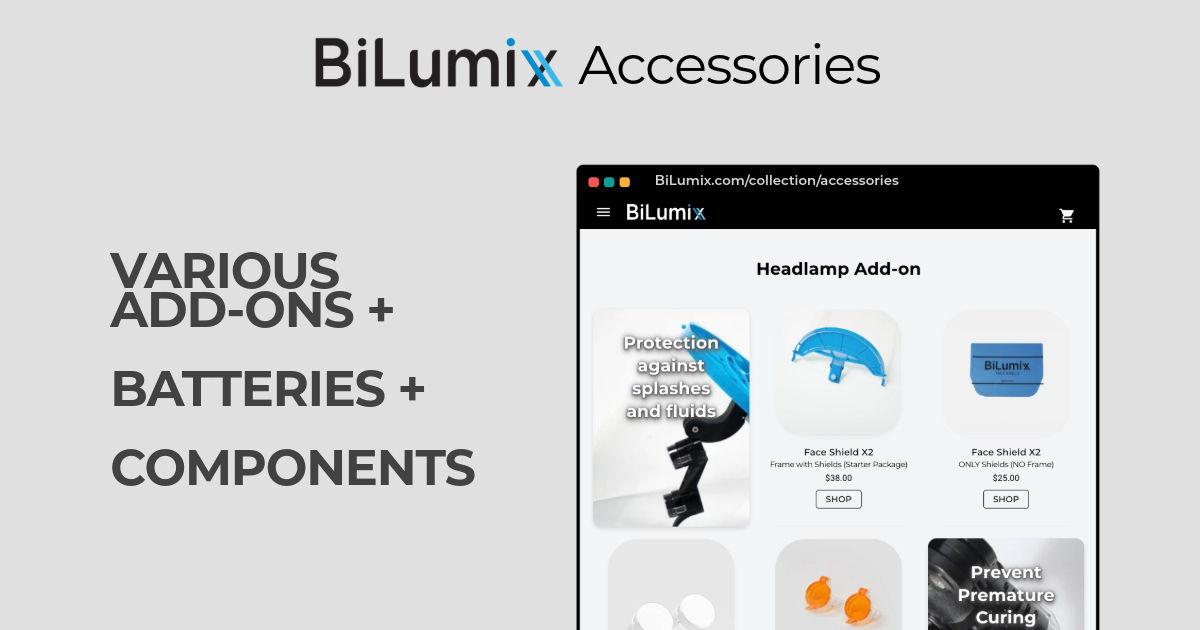 Headlamp Accessories & Batteries | BiLumix